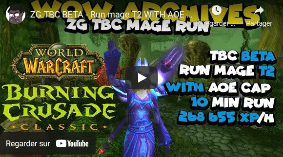 ZG TBC BETA - Run mage T2 WITH AOE CAP - 10 min run - 268 655 xp /h ...