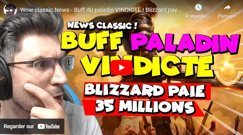 Wow Classic : Buff du Paladin vindict ! Début du tuning de classe ...