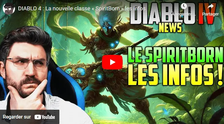 La nouvelle classe "Spirit Born" dans Diablo 4 - Kami-labs.fr