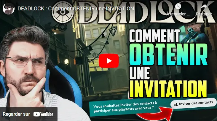 DEADLOCK : Obtenir une invitation - Kami-labs.fr