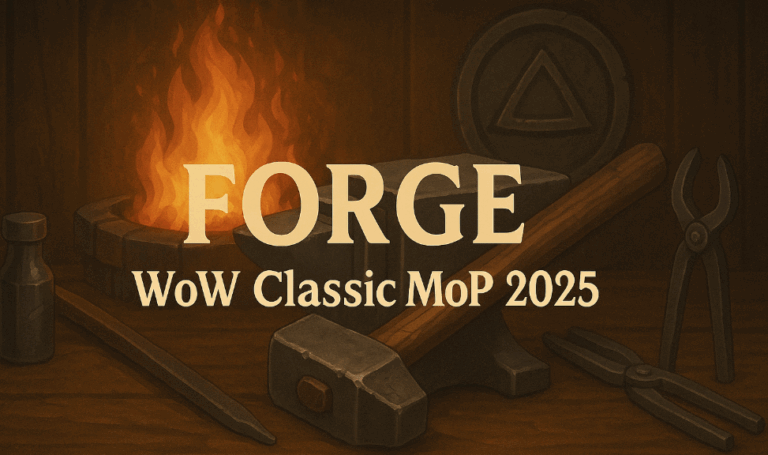 Monter la Forge de 1 à 600 dans Mists of Pandaria Classic (2025) - Kami ...